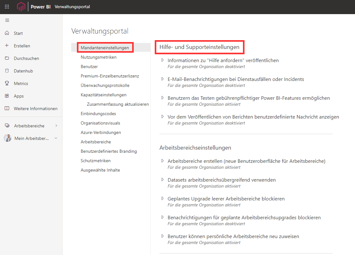 Datalytics - Power BI Tenant Settings Best Practices